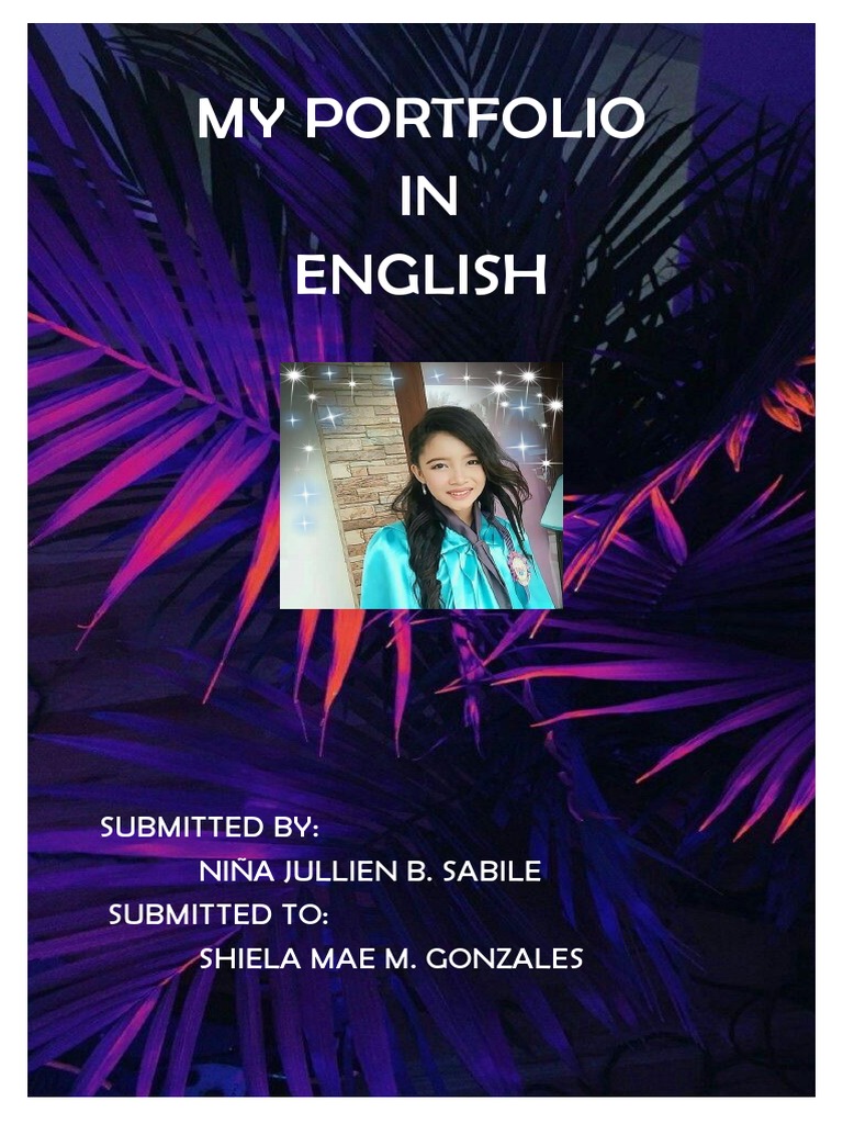 English Portfolio by Niña and Gianna | PDF