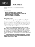 Library Management System | PDF