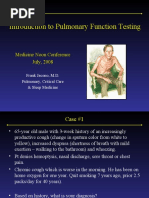 Bedside Pulmonary Function Test | PDF | Lung | Breathing