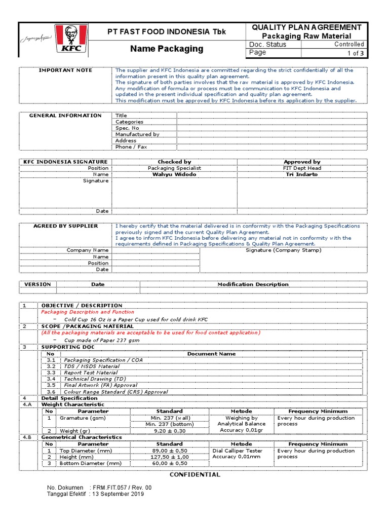 Draft QPA | PDF | Packaging And Labeling | Specification (Technical ...