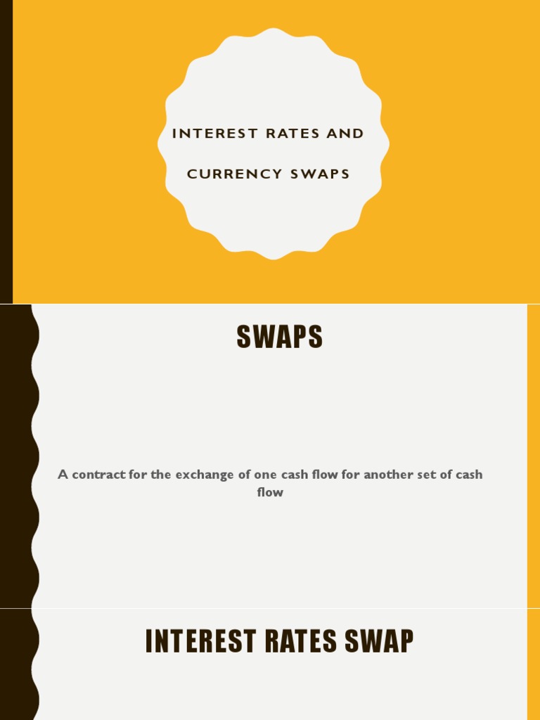 Interest Rates and Currency Swap | PDF
