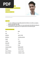 Example Application Letter For Work Immersion | PDF | Behavior Modification | Cognition