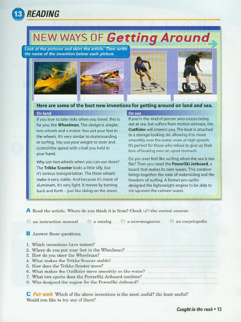 Int 3rd b2 p13 | PDF