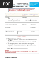 WSU Assignment Cover Sheet | PDF