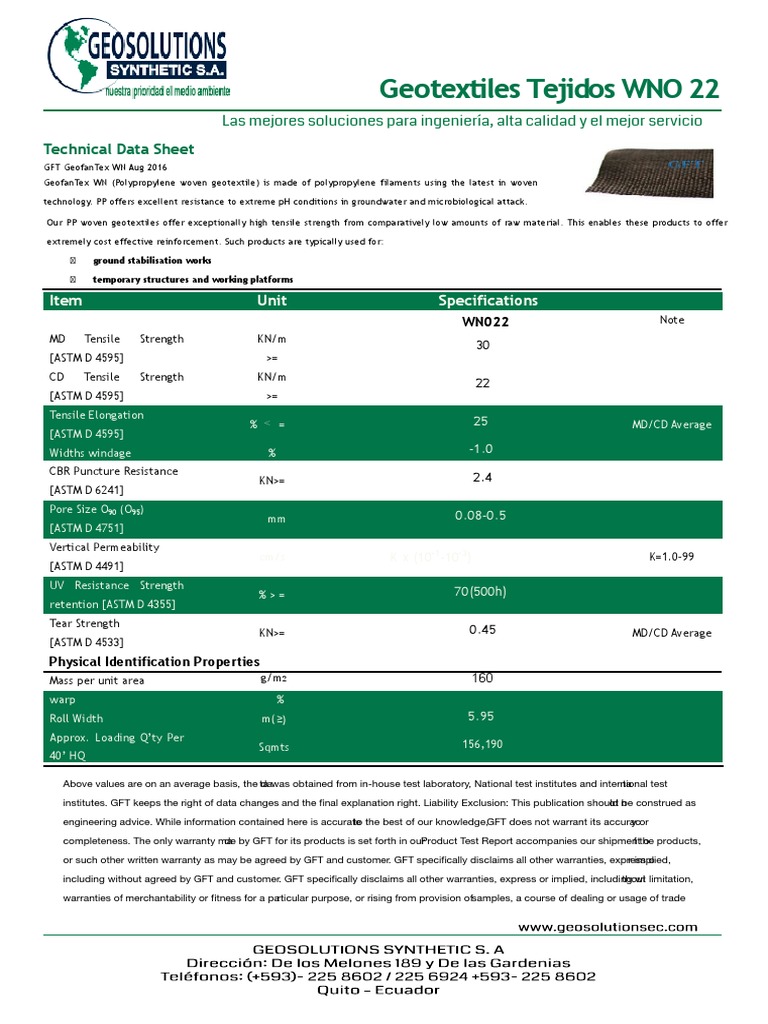 Geotex | PDF | Building Engineering | Materials