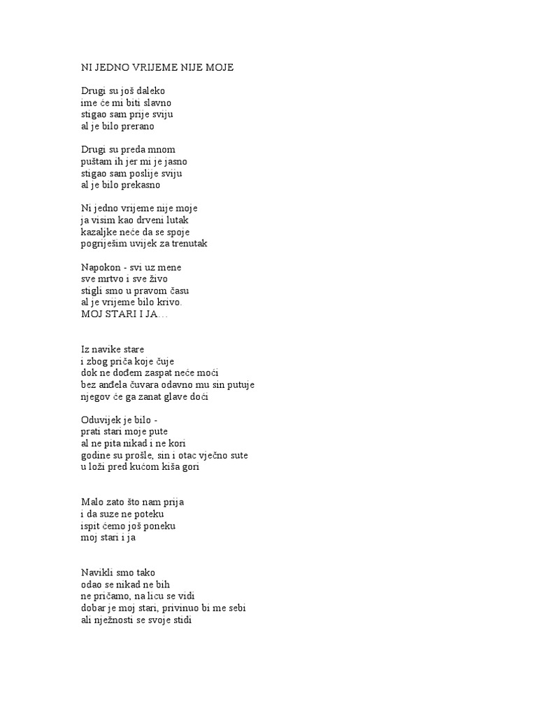 Arsen Dedic - Pesme | PDF
