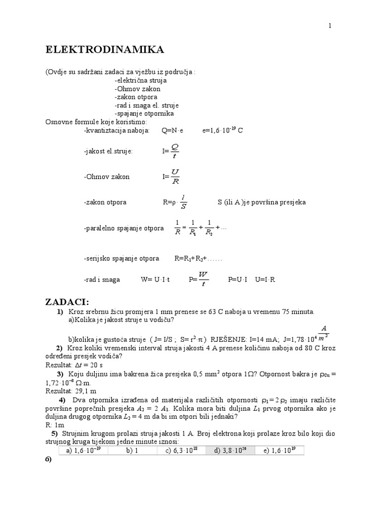 ELEKTRODINAMIKA | PDF