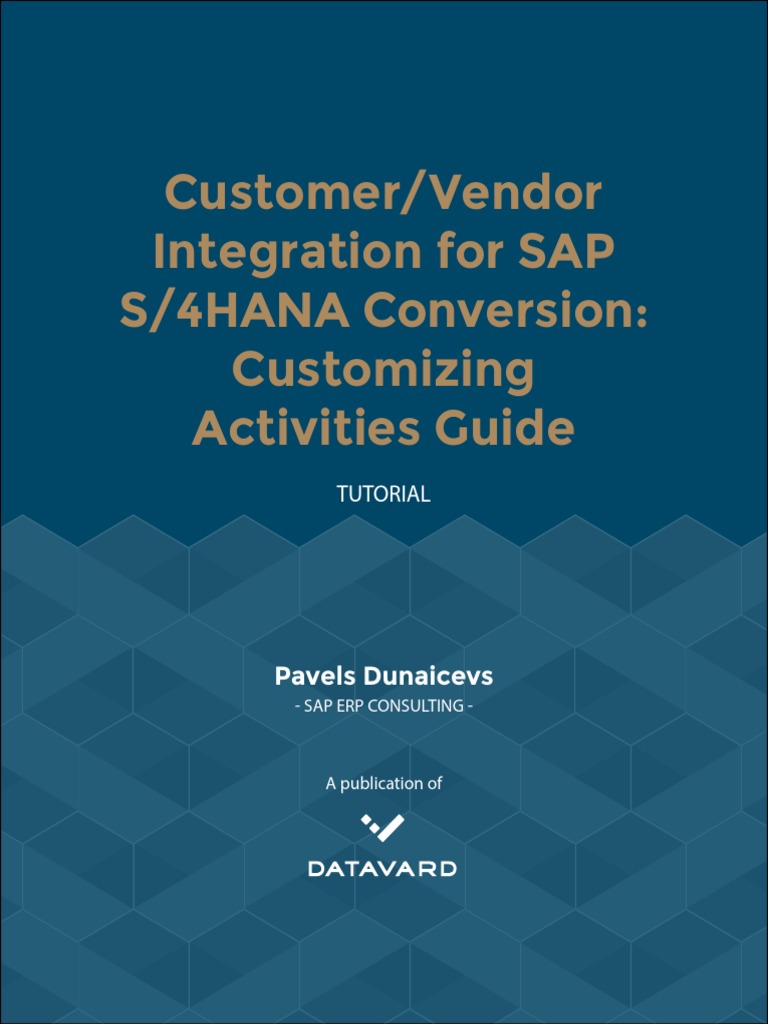 CustomerVendor Integration For SAP S4HANA PDF | PDF | Sap Se | Business
