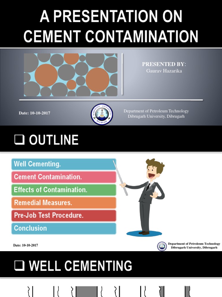 Well Cementing: Contamination & Solutions | PDF | Casing (Borehole ...