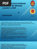 Napolcom MC 2016-002: PNP Offenses Guide | PDF | Police Officer | Police