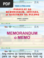 Pagsulat NG Memorandum | PDF