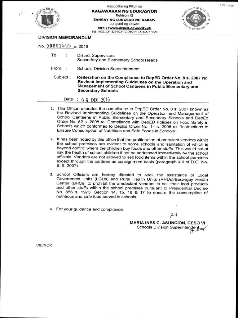 Deped Order | PDF