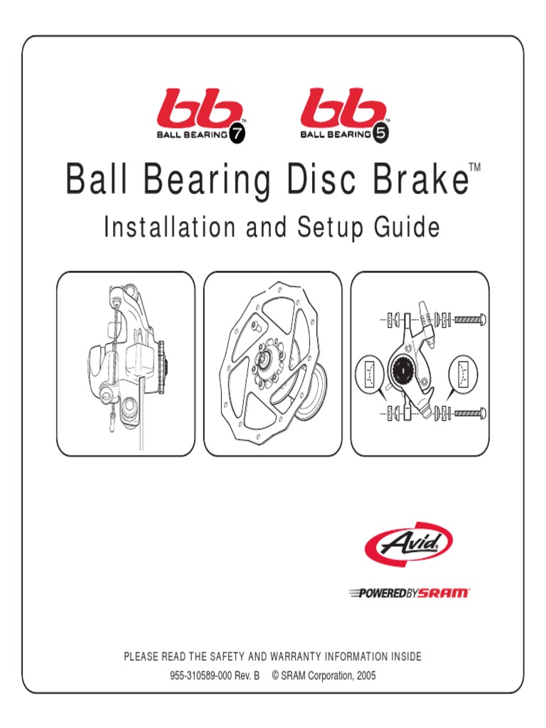 Ball Bearing Disc Brake: Installation and Setup Guide | PDF | Brake ...