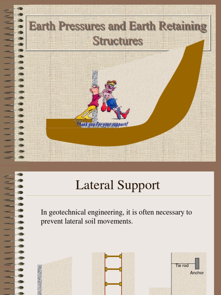 Lateral Earth Pressures | PDF | Civil Engineering | Economic Sectors