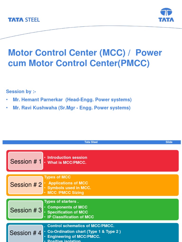 1 - PPT For MCC For Aets 2017 | PDF | Relay | Electric Power