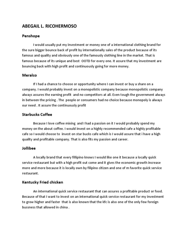 MAth | PDF | Profit (Economics) | Fast Food Restaurants