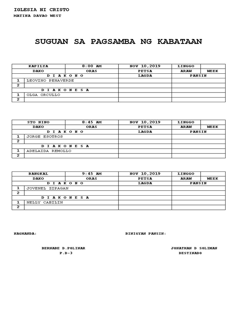 PAGSAMBA | PDF