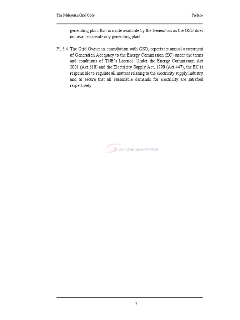 19 - 1the Malaysian Grid Code | PDF | Technology & Engineering