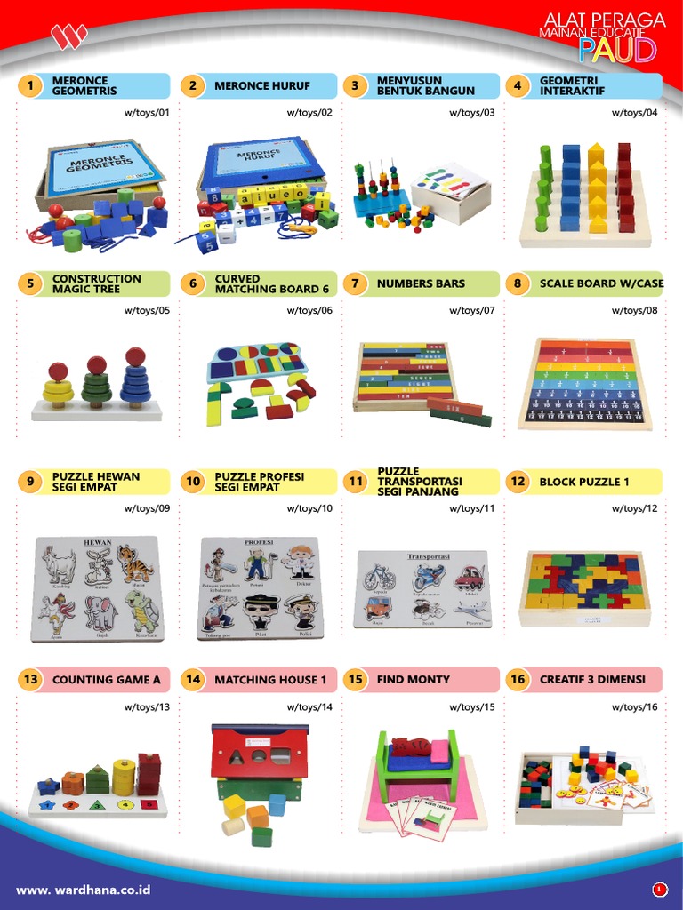 Meronce Huruf Menyusun Bentuk Bangun Geometri Interaktif Meronce ...