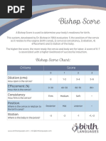 Bishop Score for Labor Induction | PDF