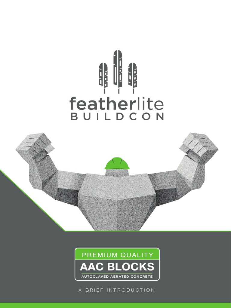 Brochure Featherlite Buildcon PDF | PDF | Mortar (Masonry) | Building Insulation