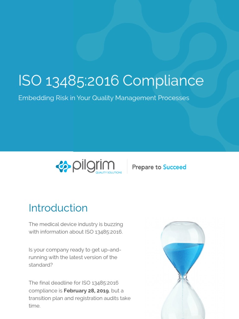 ISO 13485:2016 Compliance: Embedding Risk in Your Quality Management ...