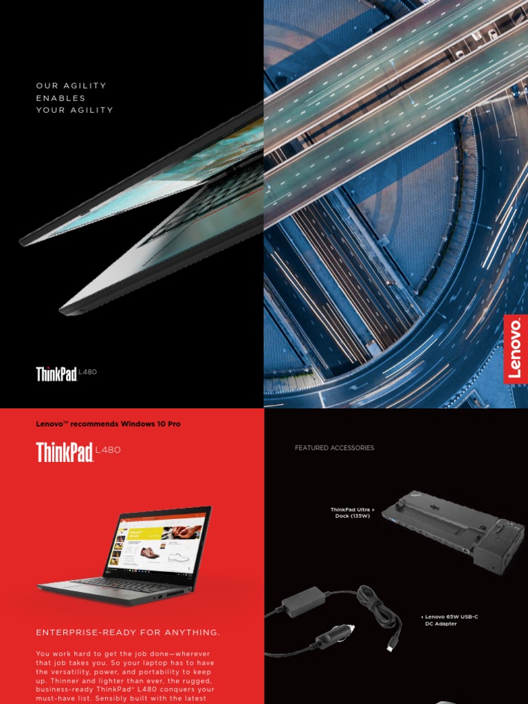 Lenovo L480 Datasheet en v1 | PDF | Solid State Drive | Personal Computers