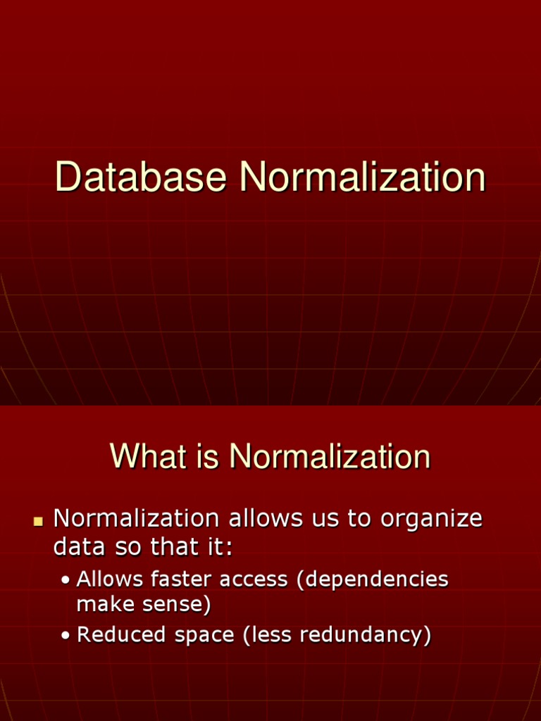 Normalization | Download Free PDF | Databases | Computer Data