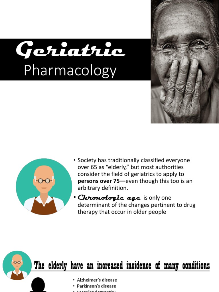 Geriatric Pharmacology | PDF | Antipsychotic | Creatinine