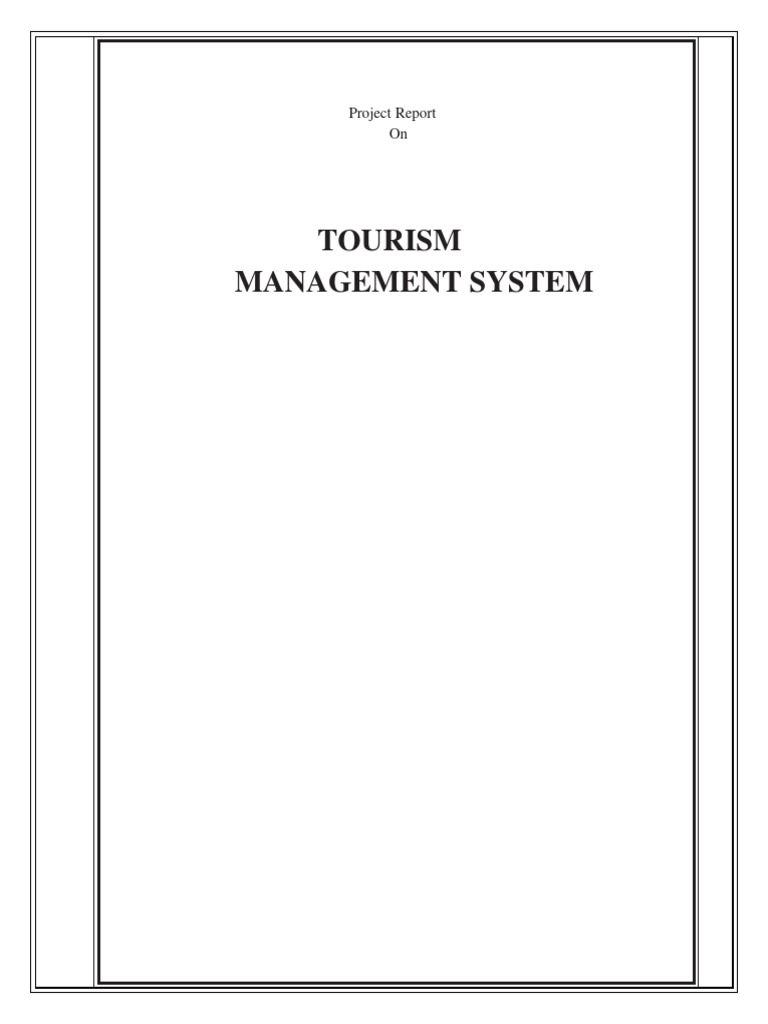Toursim Management System - Tms Project Report | PDF | Php | Apache Http Server