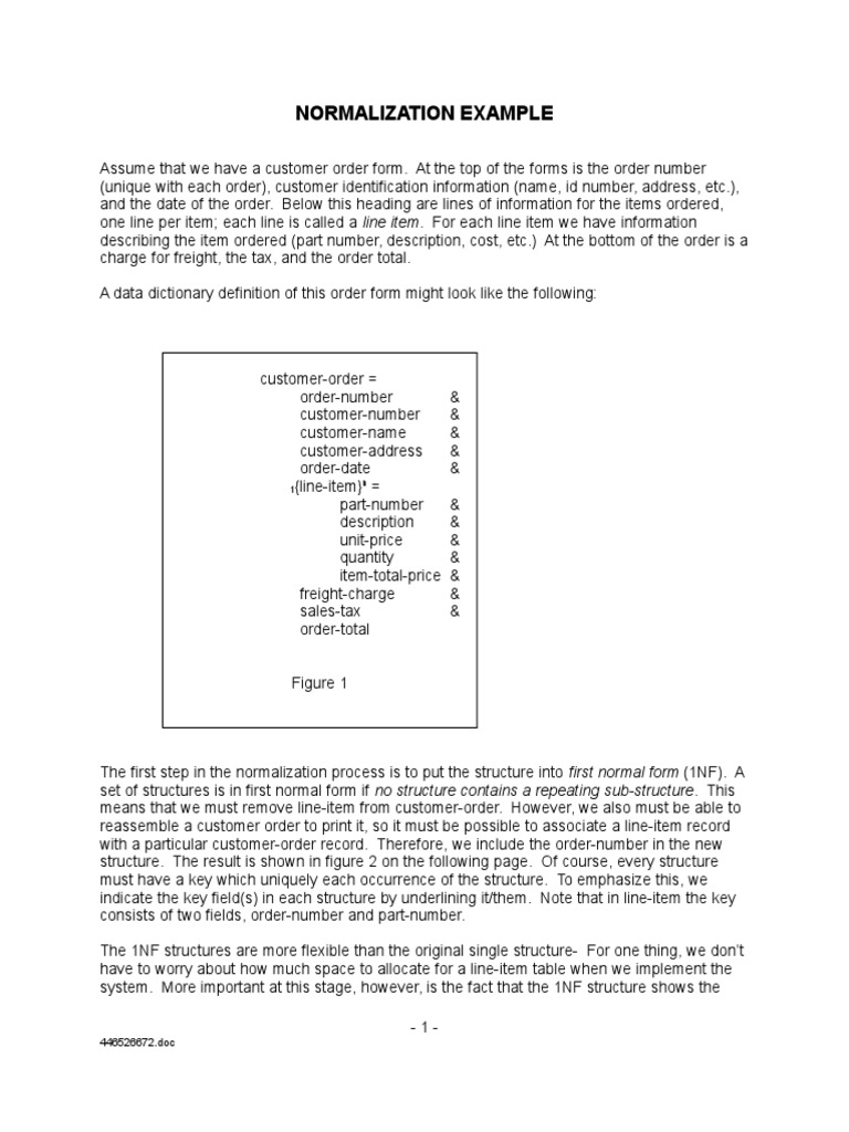 634 Normalize | PDF | Data | Areas Of Computer Science