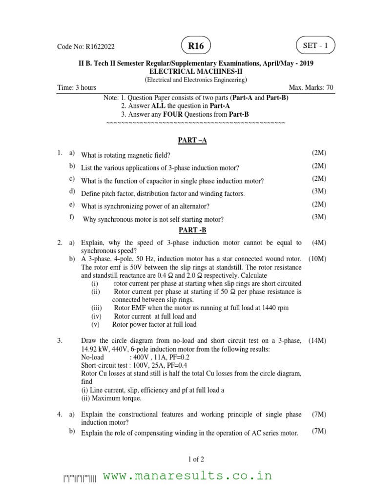 WWW - Manaresults.co - In: II B. Tech II Semester Regular/Supplementary ...