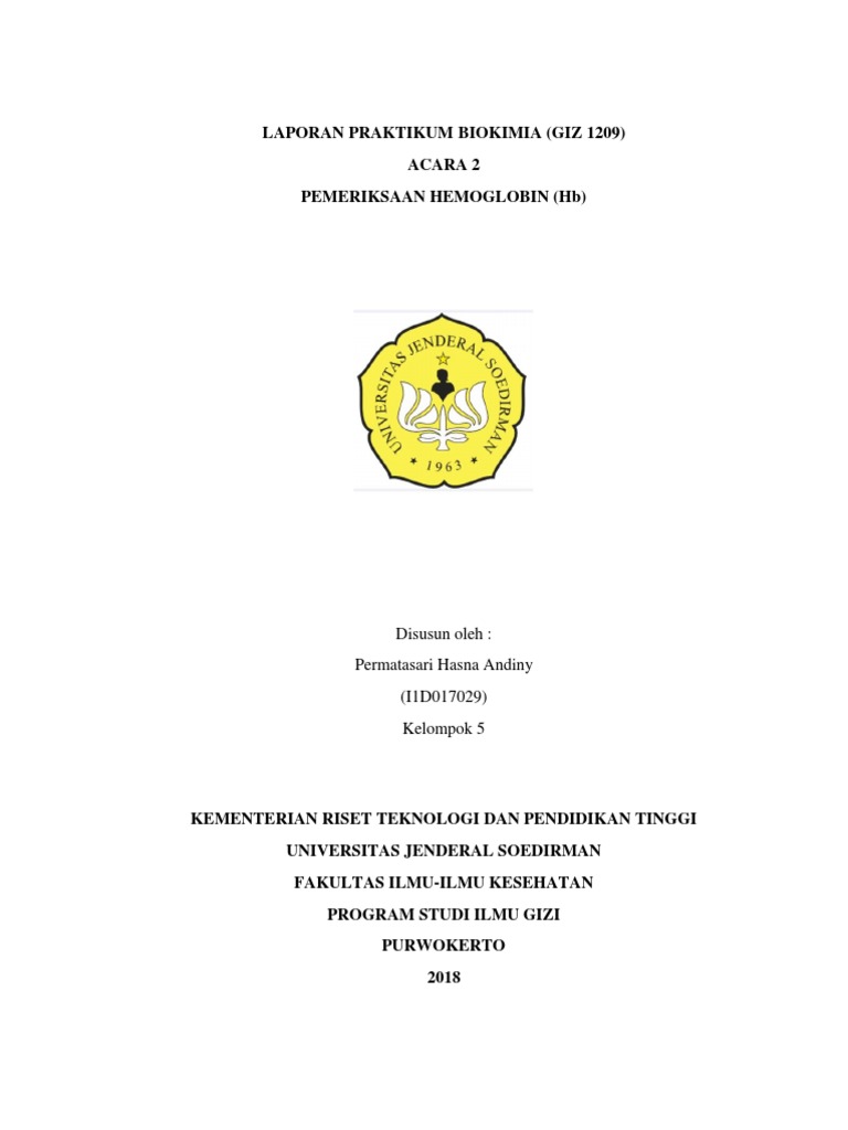 Laprak Biokimia Gizi HB | PDF