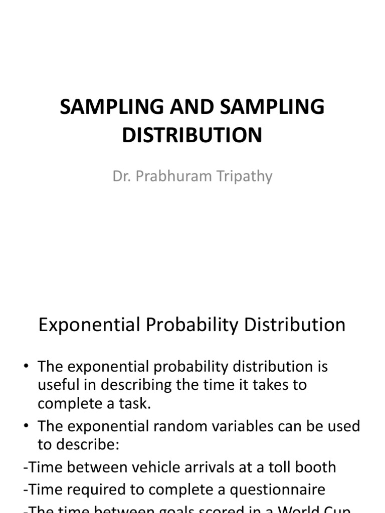 Sampling and Sampling Distribution | PDF | Confidence Interval ...