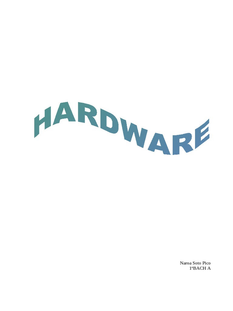 Hardware Final 1 | PDF | Hardware de la computadora | Periférico