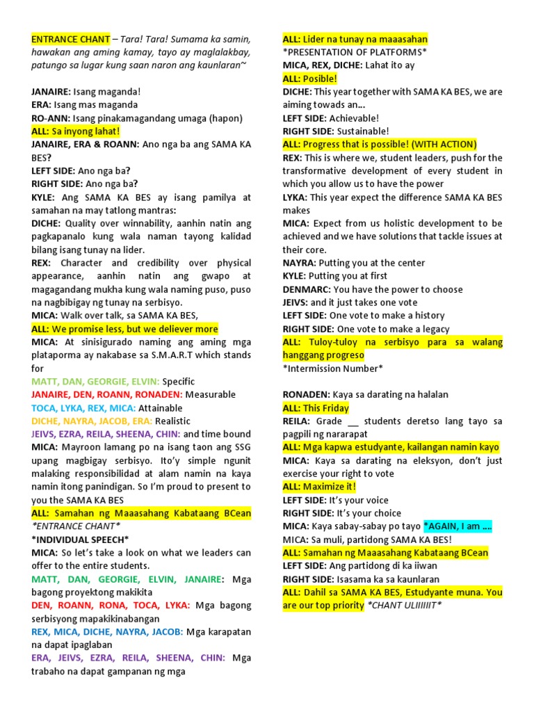 Campaign Script | PDF