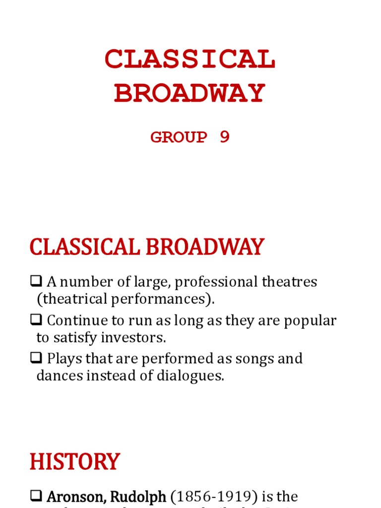 An Overview of Iconic Broadway Musicals: Tracing the Origins and ...