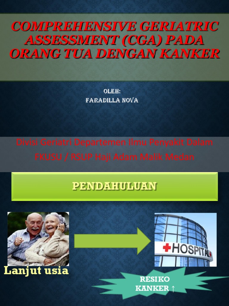 Comprehensive Geriatric Assessment | PDF