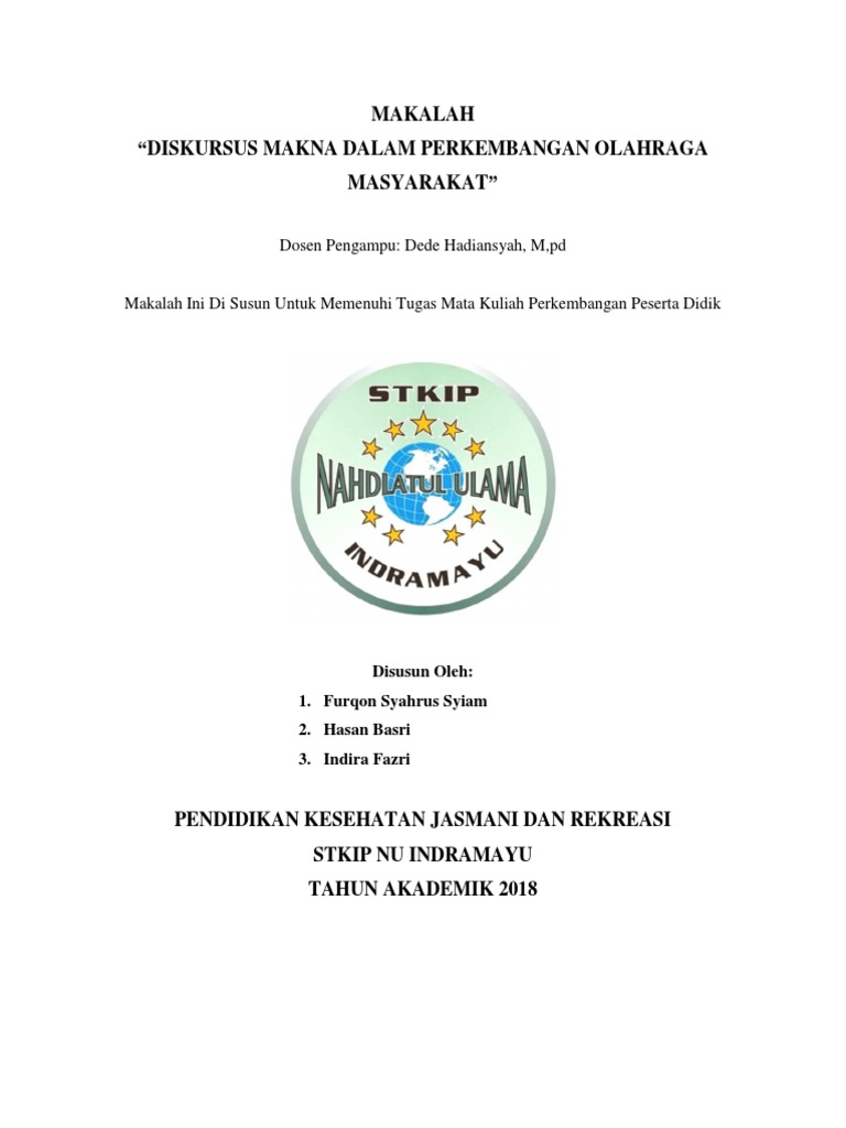 Makalah Diskursus Makna Dalam Perkembang | PDF Makalah Diskursus Makna Dalam Perkembang | PDF