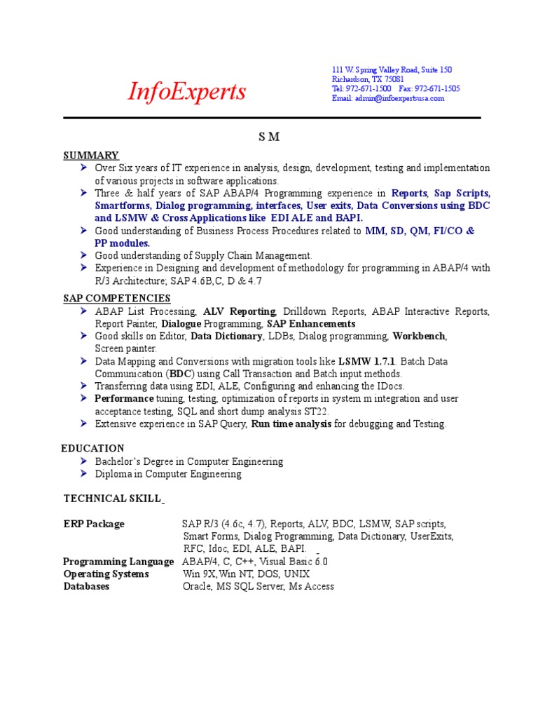 Infoexperts | PDF | Computer Programming | Information Technology Management