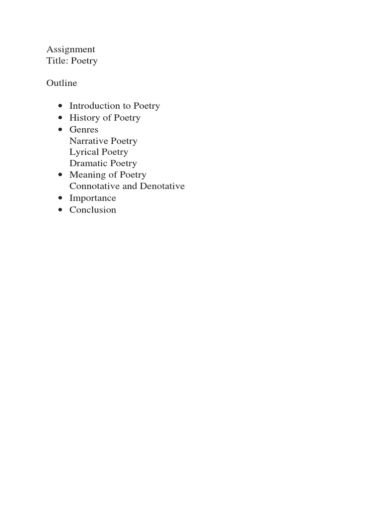 Poetry | PDF | Oral Tradition | Epic Poetry