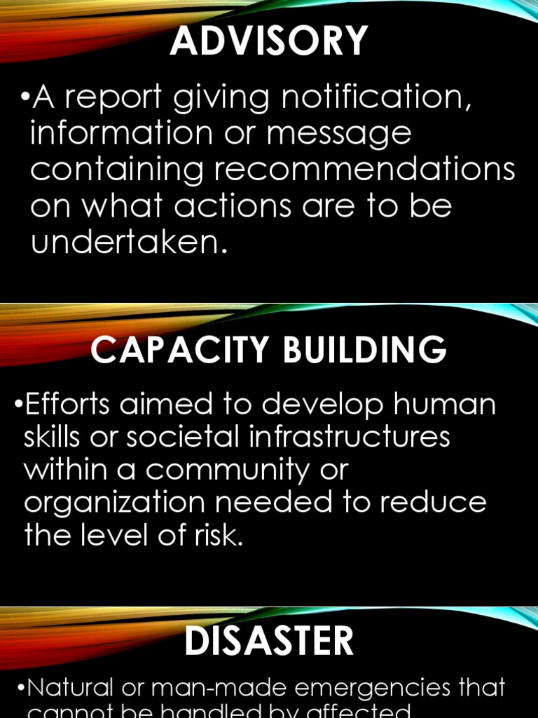 DRRM Terminologies | Download Free PDF | Earthquakes | Emergency Management