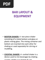 Bar Equipment Checklist | PDF