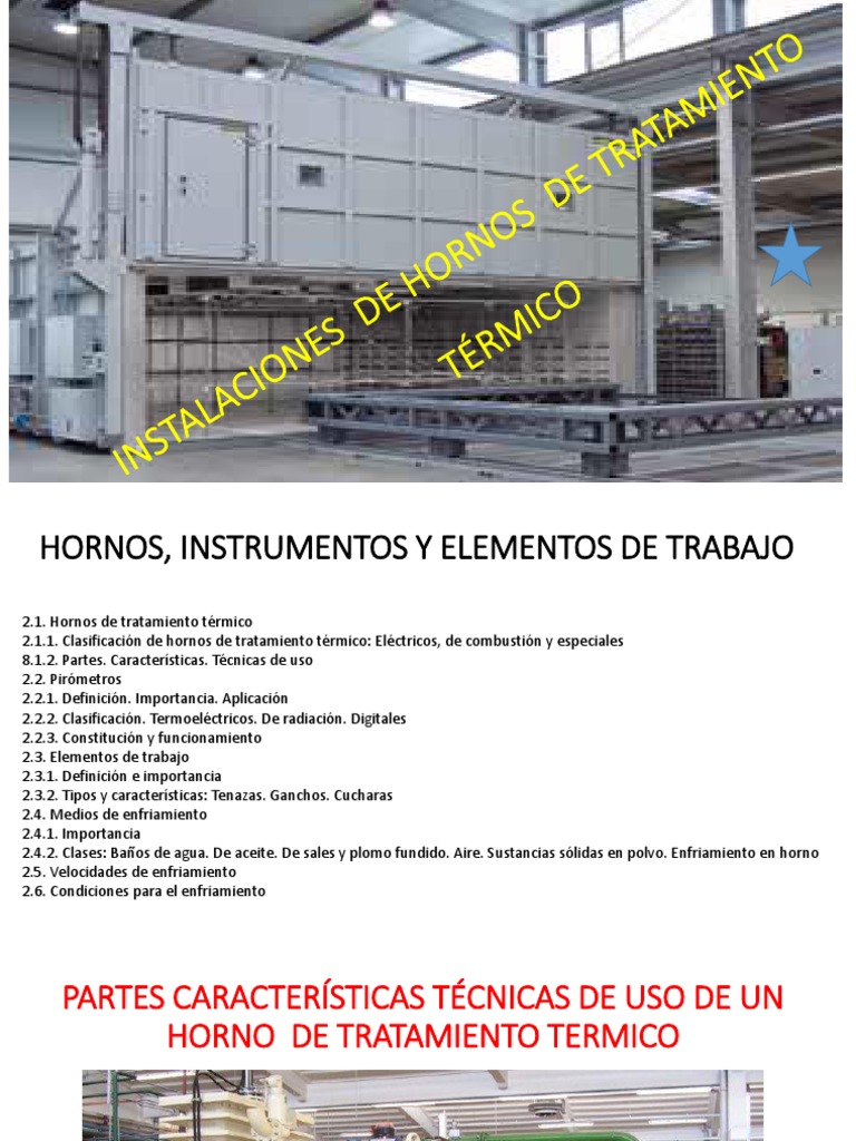 Clases de Hornos de Tratamiento Termico | PDF | Tratamiento a base de calor | Combustión
