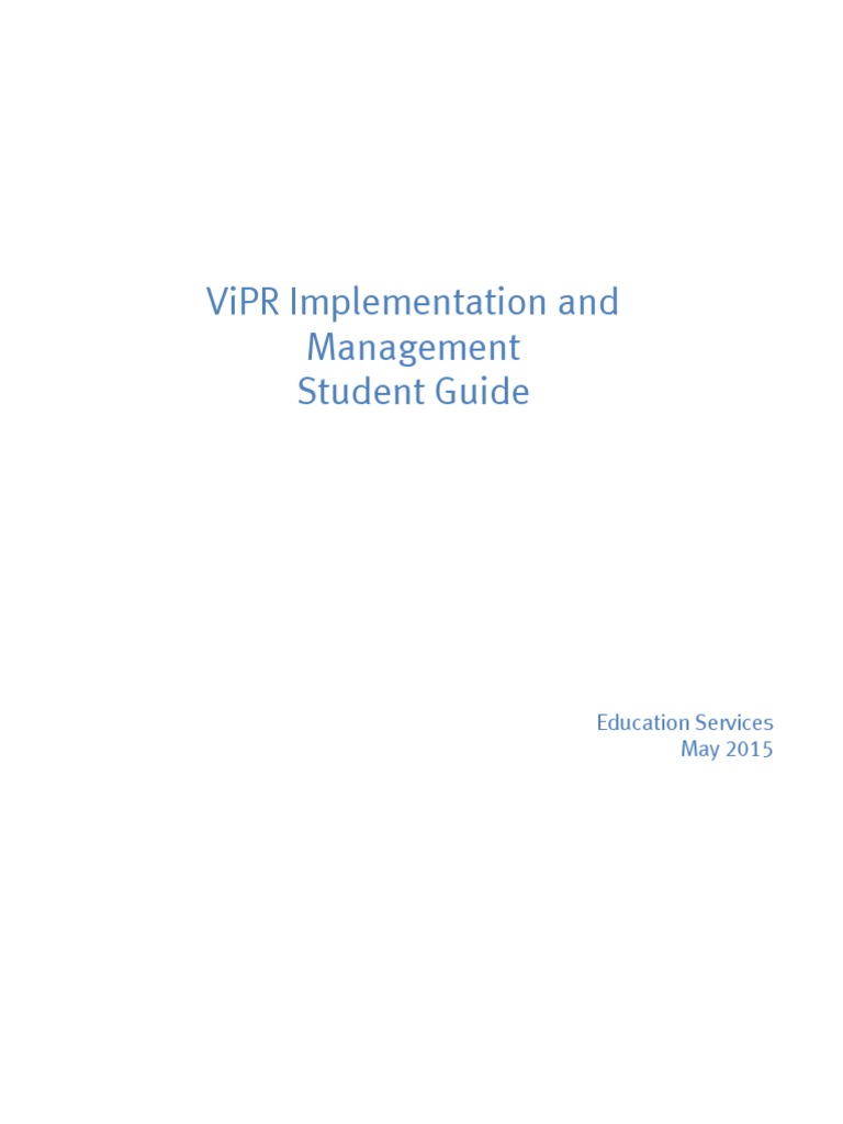 ViPR Student Guide EMC | PDF | Command Line Interface | Open Stack