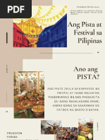 Mga Pista Sa Pilipinas | PDF