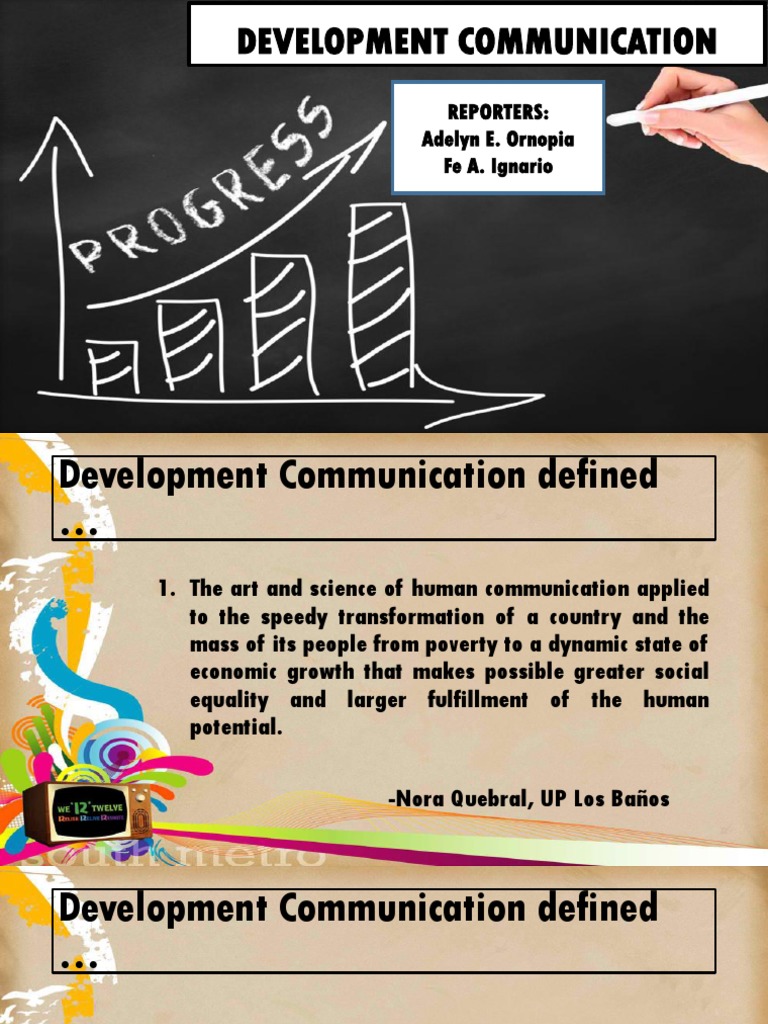 Development Communication | PDF | Mass Media | Communication