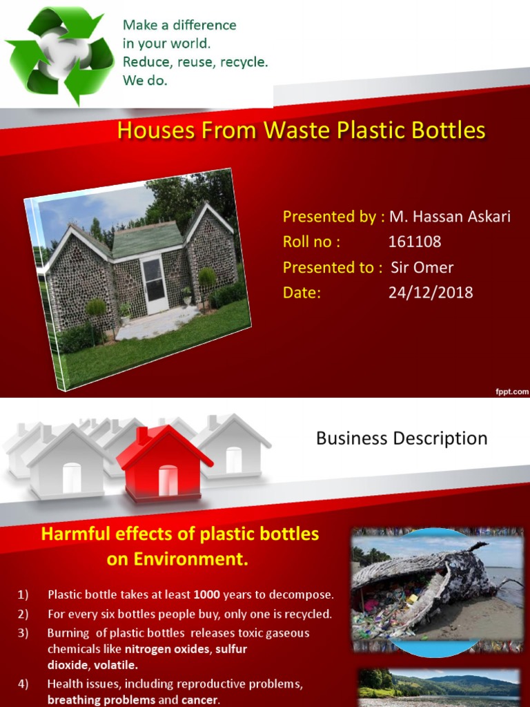Building Homes from Plastic Waste | PDF | Plastic | Roof