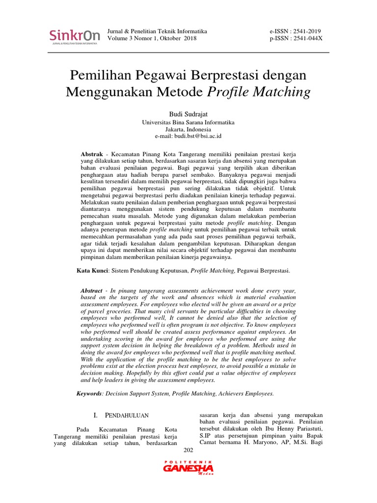 Contoh Jurnal SPK | PDF