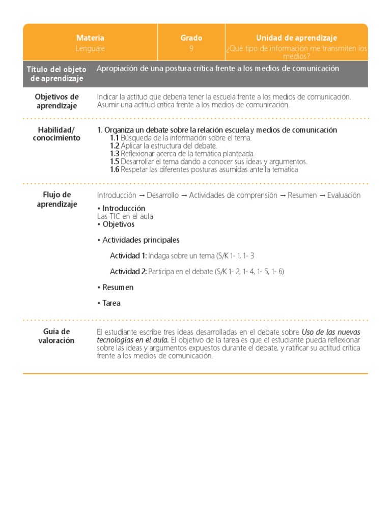Guia Docente Las Tics en El Aula 9° PDF | PDF | Salón de clases ...